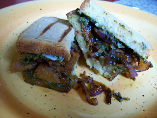 Divine by Nature: Turkey Sausage Panini with Cilantro Pesto and ...