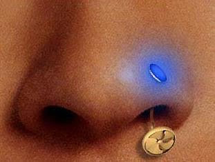 Montled: Piercings con luz LED