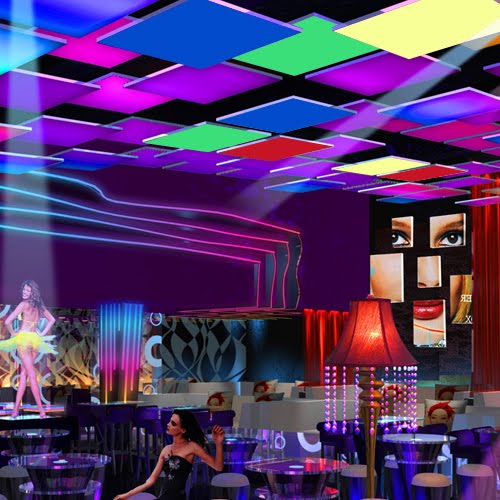 Montled: PANELES PLANOS DE ILUMINACIÓN LED, CON 16 OPCIONES DE COLORES ...