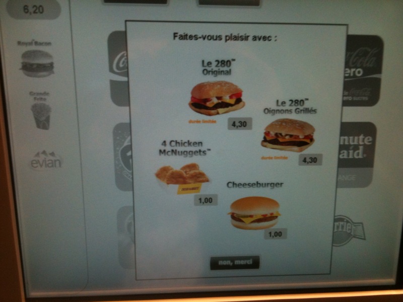 Bornes interactive de commande Mc Do ~ L'alchimie digitale