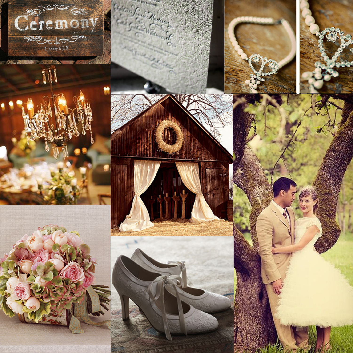 Premium Flowers: Wedding Themes: The rustic reception