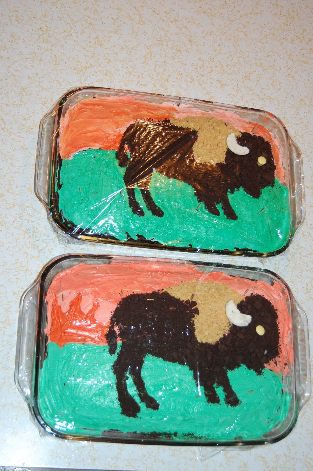 The Huston Family: callan's 2nd birthday: a buffalo cake