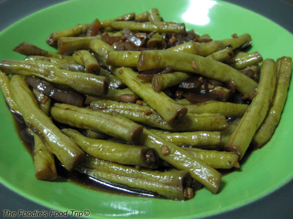 Beef with Oyster Sauce: sitaw