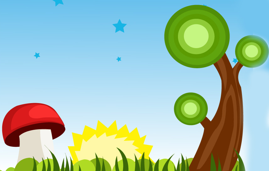 portfolio for hanna: 2D vector background design