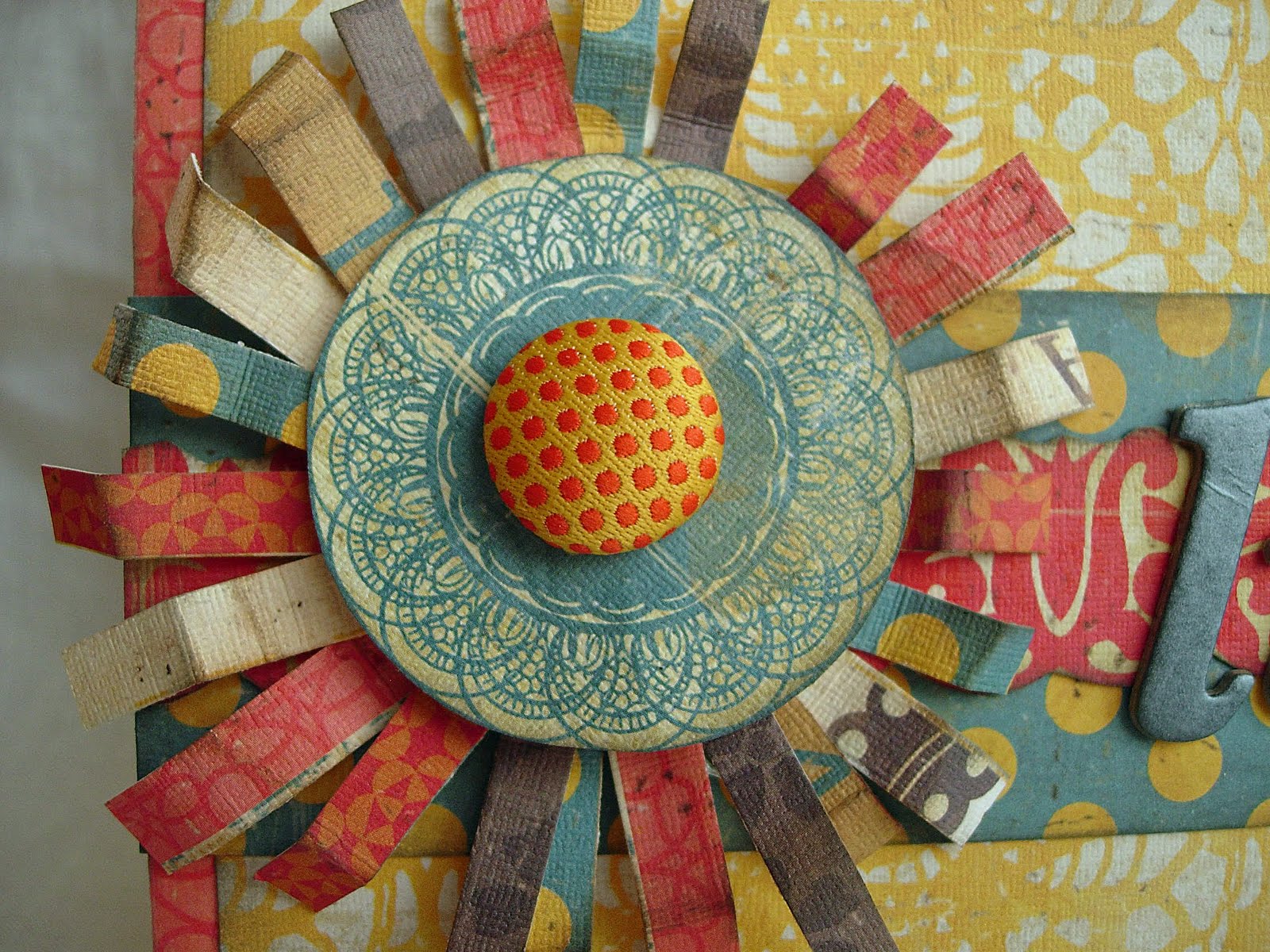 Celestial Chatter: Paper Strip Flower Tutorial
