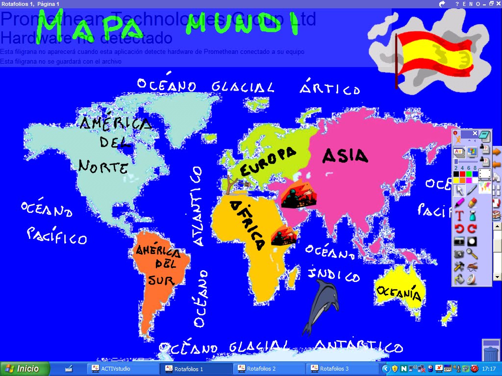 el mundo del tambor: ACTIV1 mapa mundi