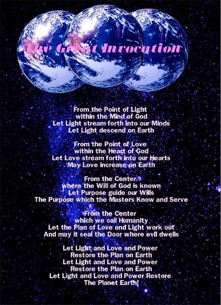 Angel de Luz: Evolution of the great Invocation.
