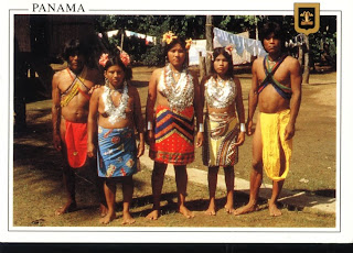 collect ROC: Panama Postcard: Chocoes Indians, Thanks Fernando