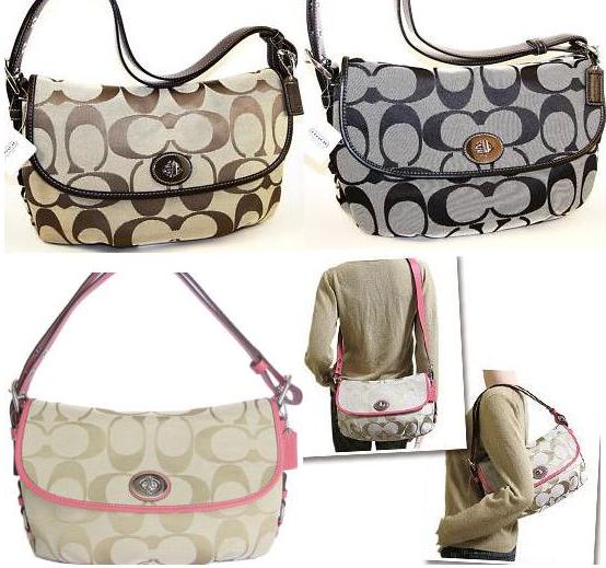 Branded: Easy on the Pocket: Coach 15171 Signature Flap Duffle Handbag ...