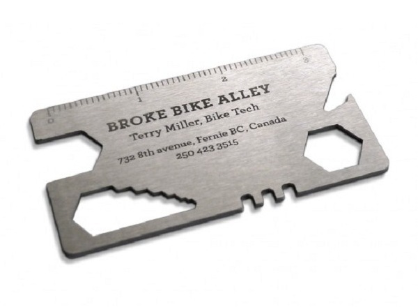 Paul Vickers : Design Thinking: Business card for a bicycle maintenance ...