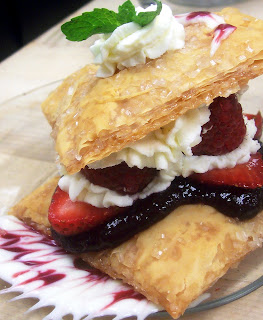Recipe: Fresh Fruit Napoleons with Blackberry Curd - Renaissance Culinaire