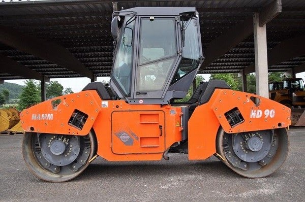 Cilindru Compactor Dublu Tandem HAMM HD 90 second hand de vanzare din ...