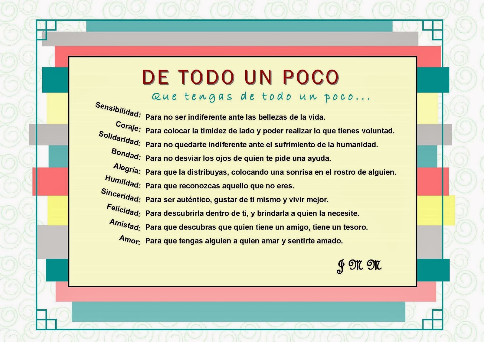 RECUERDOS Y NUEVAS EXPERIENCIAS: DE TODO UN POCO