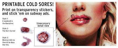 GUI InterfaceYourSystem: Printable Cold Sore Stickers