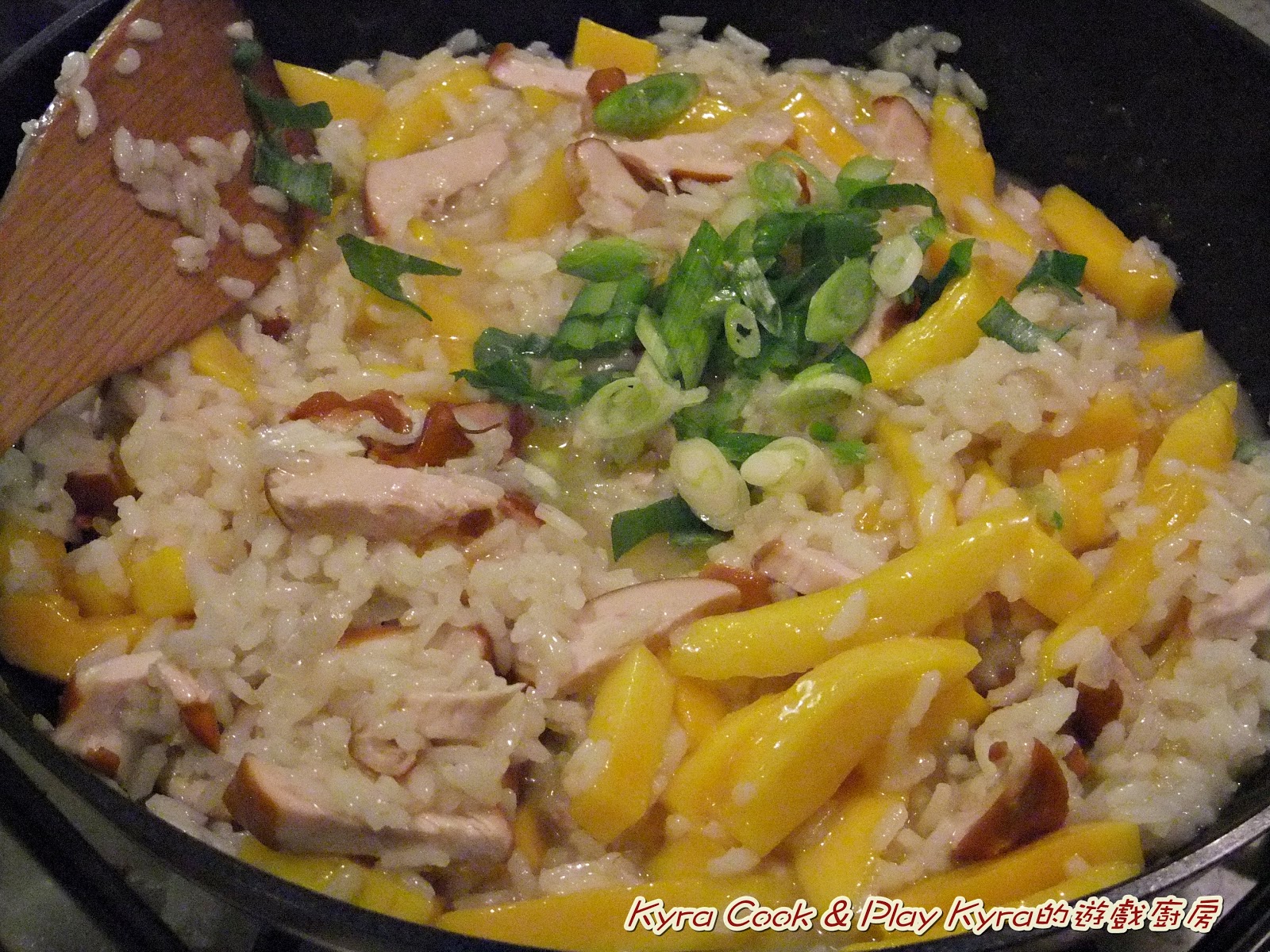 Kyra Cook & Play: Mango Smoked Chicken Risotto, 芒果燻雞燉飯