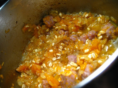 A Tavola con Mammazan: Risotto rustico con salsiccia e zucca