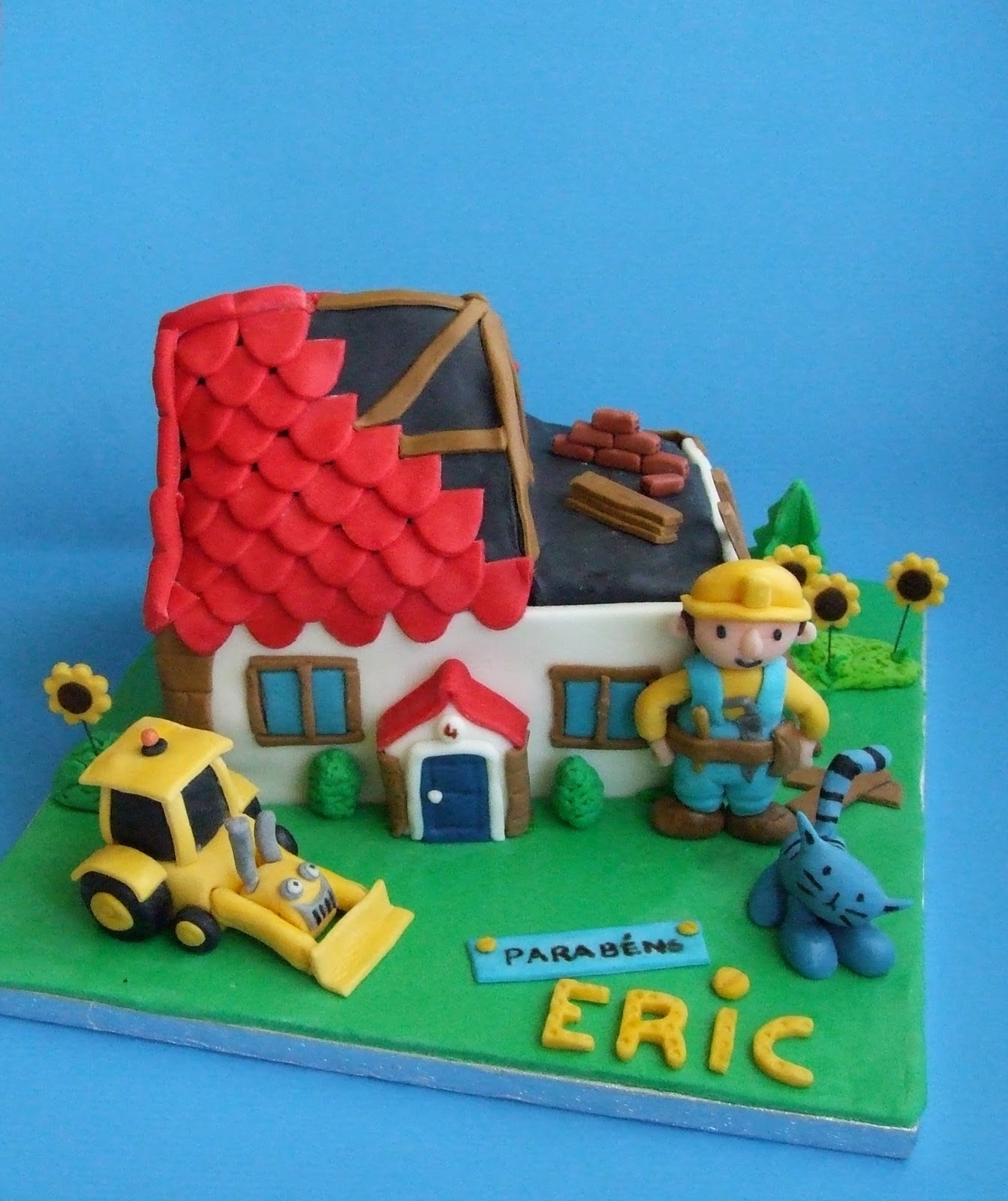 Aqui há bolos: Mais um bolo do Bob o Construtor