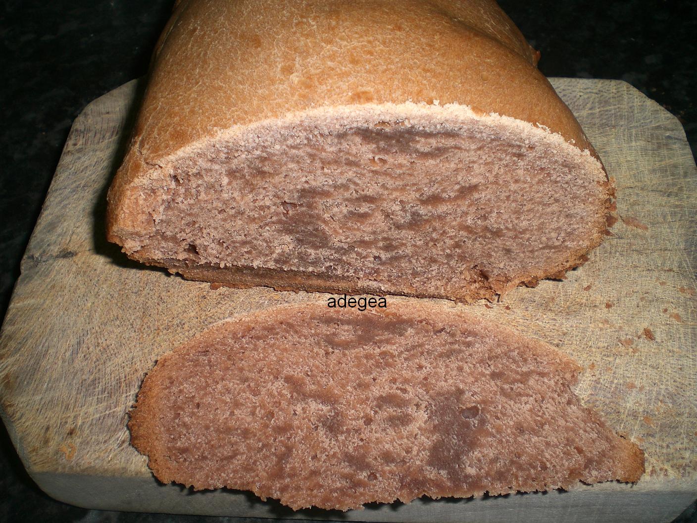 Macedonia vital: Pan de chocolate