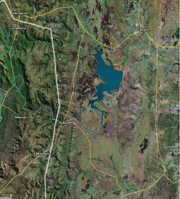 Pelo leste do sul de África: Ida à barragem dos Pequenos Libombos, com ...