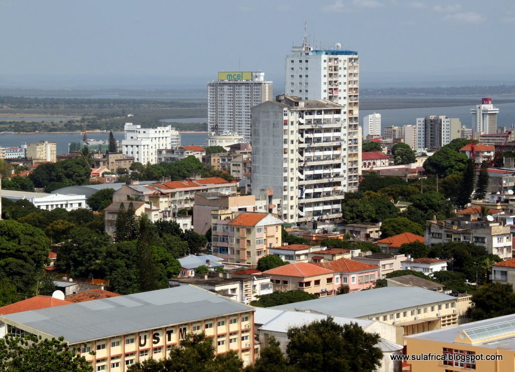 Pelo leste do sul de África: Maputo - novas vistas quase aéreas - I