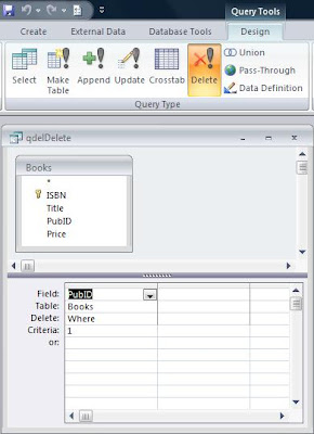 Action Queries: Delete Query – Roger's Access Blog