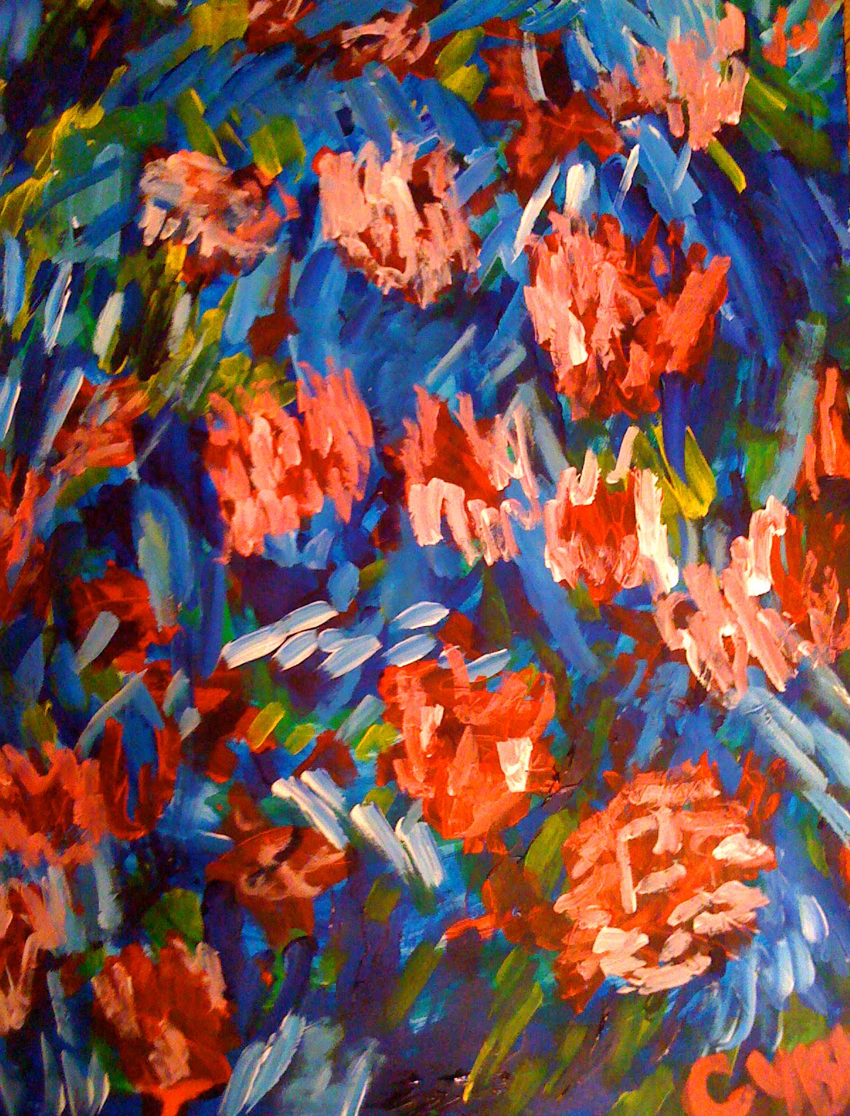 Cybil Lake's New Paintings "Wild Flowers Moving Fast"