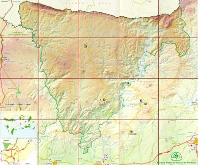 BURRICOS BAY ANDUJAR: GPS Y MAPA TOPOGRAFICO SIERRA DE ANDUJAR