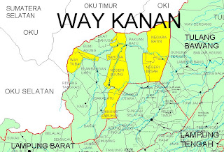Business Map: Propinsi Lampung, Kabupaten Way Kanan