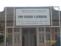 SMP NEGERI 1 LEMBANG: Sejarah SMP NEGERI LEMBANG