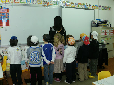 Carmel Kindergarten: Backward day at school