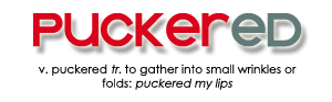 Puckered