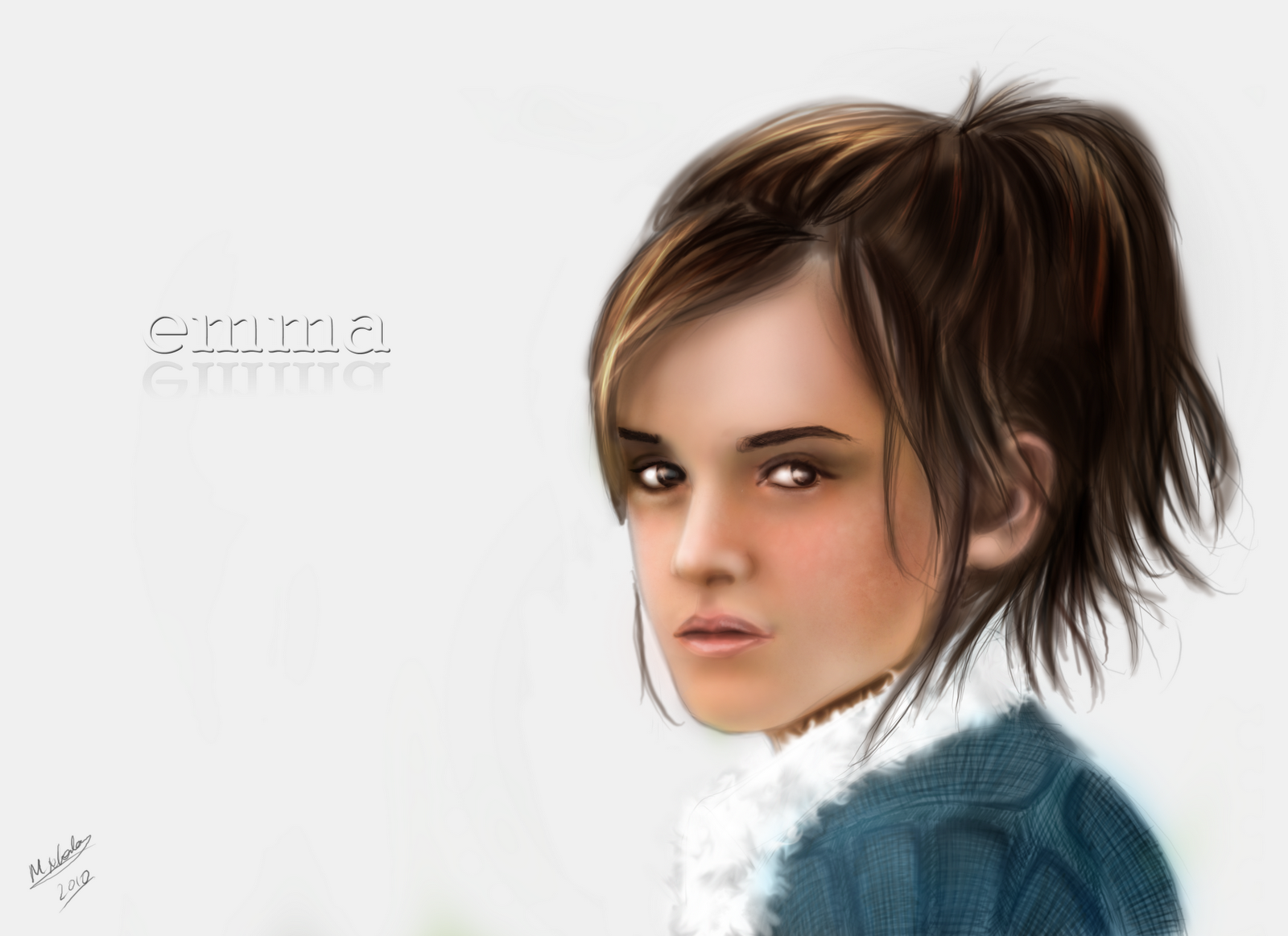 Mihir's Digital Art Gallery.: Emma Watson
