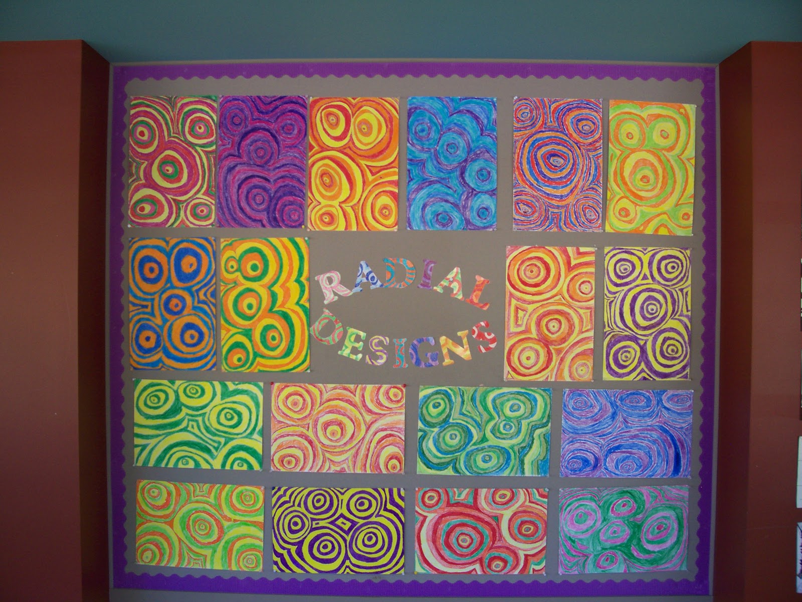 Irvington Community Middle School Art: Radial Designs-6th grader's ...