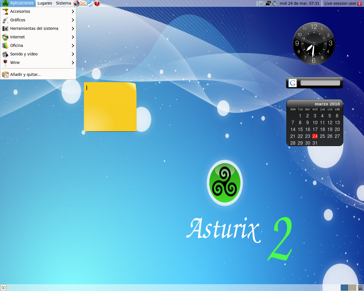 Baixaki Linux: Asturix
