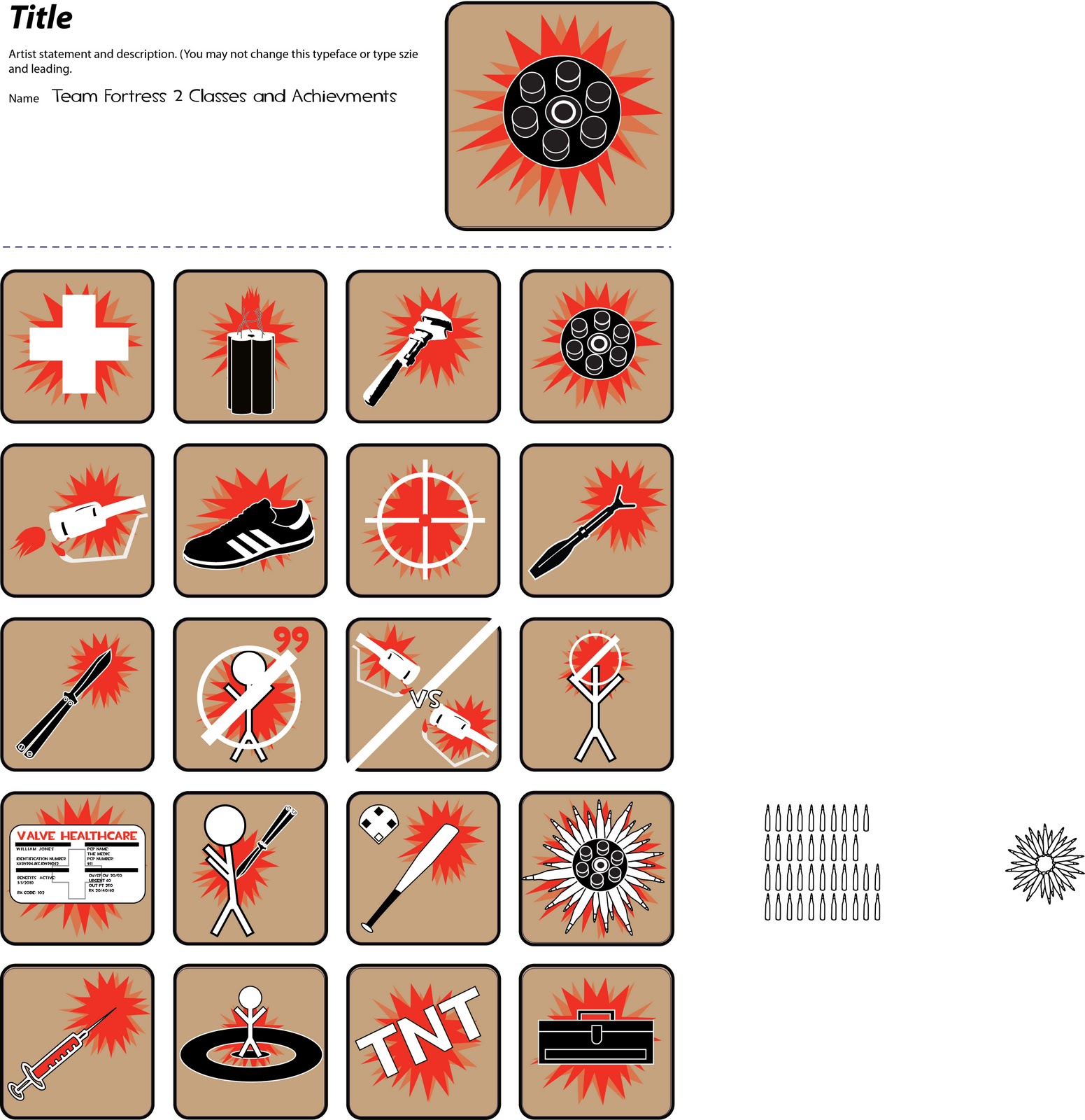 Harrison Brackett's Graphic Design Work: TF2 Icons