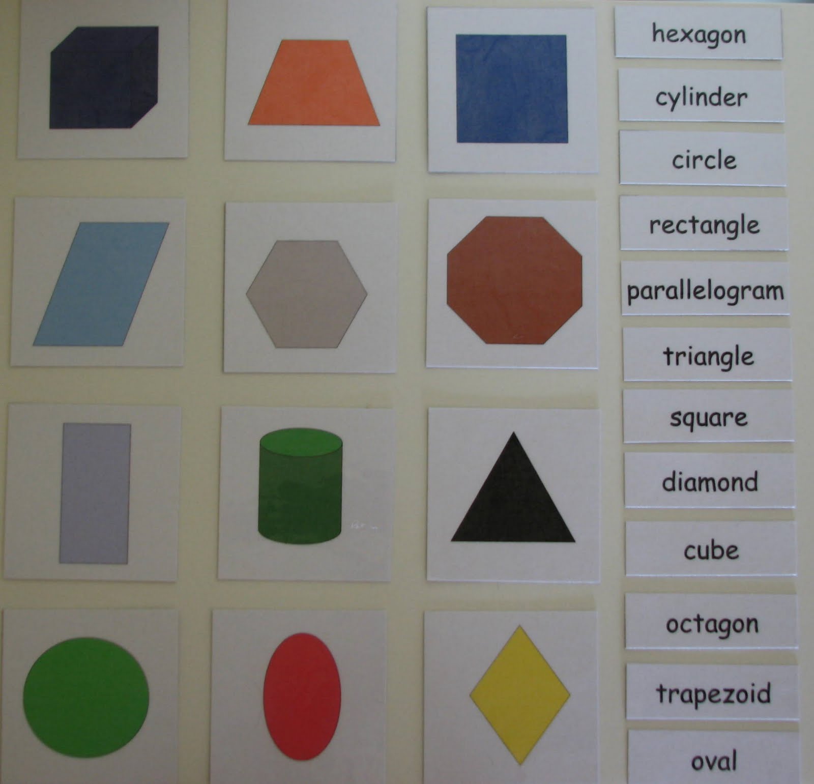 Naturally Us: SHAPE CARDS