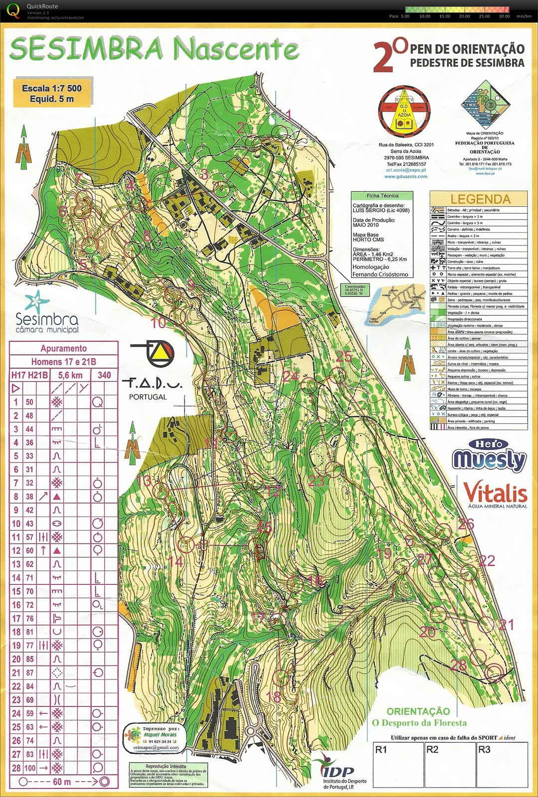 SÓ MAPAS: 2º Open de Orientação Pedestre de Sesimbra - Camp. Nacional ...