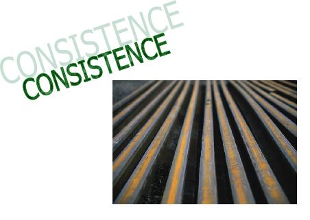 Snap: CONSISTENCE: (Antonym) Random.