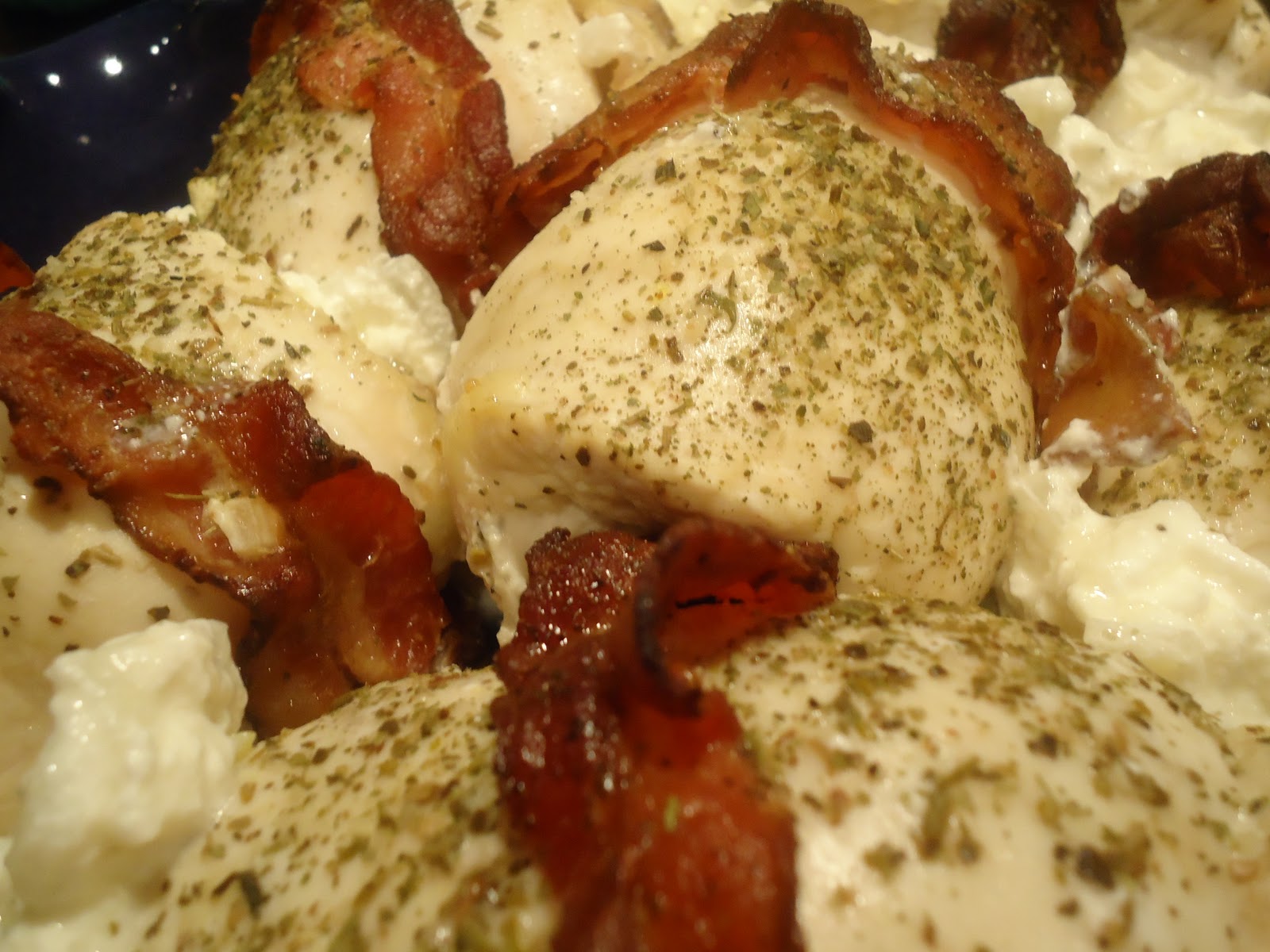 Emily in the Kitchen: Bacon Wrapped Cheesy Chicken