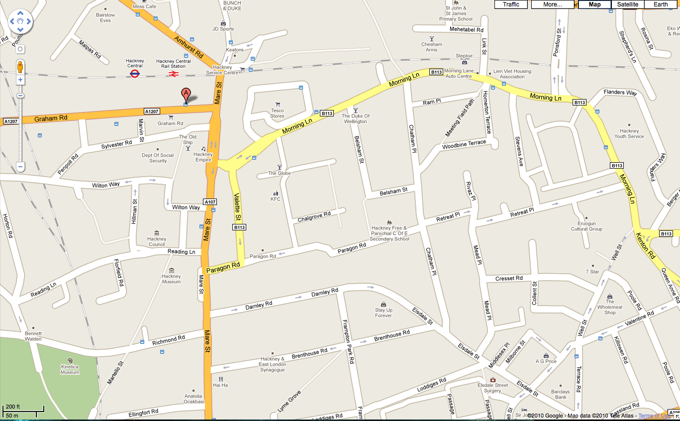 Ancient Hackney: Mare Street / Paragon Road Ley Markers (Updated)