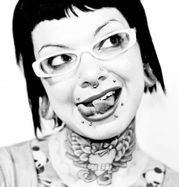 Strange Tongue Modification - Beautiful Tattoo