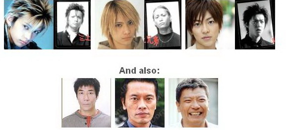 j-rocks sekarang dan selamanya: Crows ZERO Cast