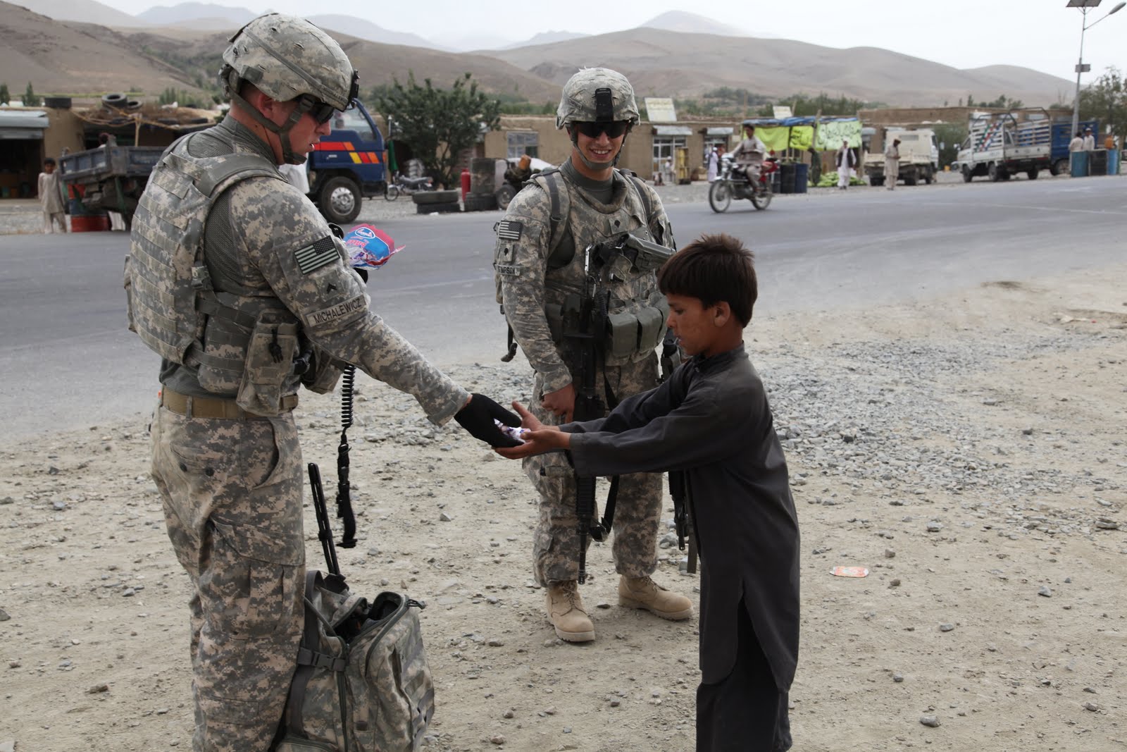 401st Military Police Company: Outside COP Sayed Abad