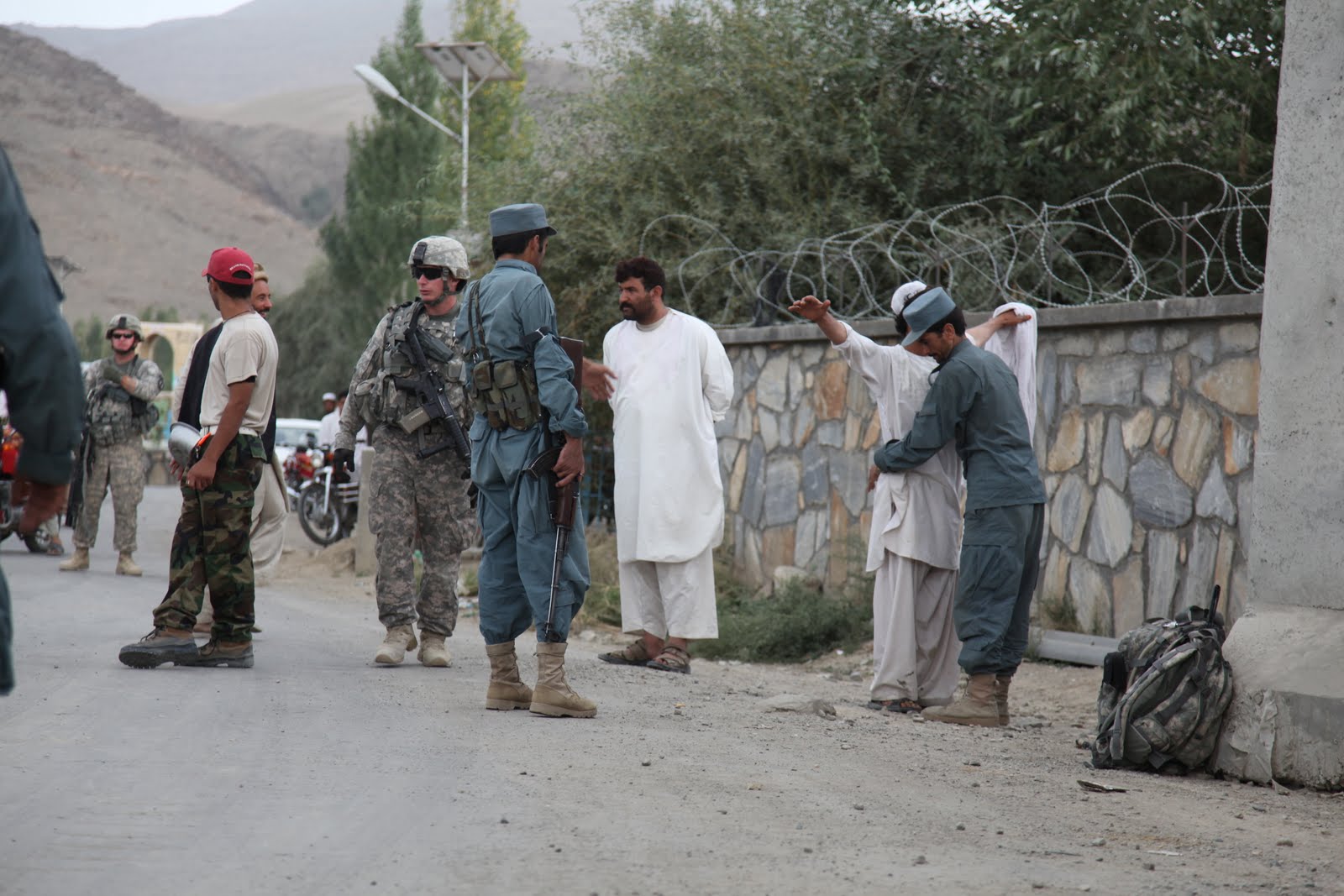 401st Military Police Company: Outside COP Sayed Abad