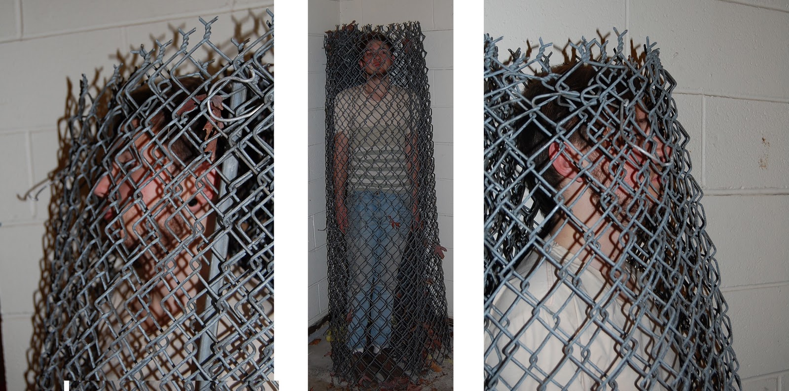 Mask-A-Day: 73. Chain Link Fence Mask