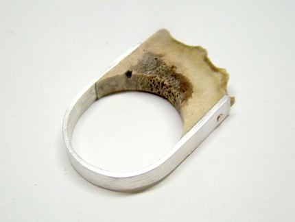Jesse Dornan Metal Studio: Featured: Deer Antler Ring