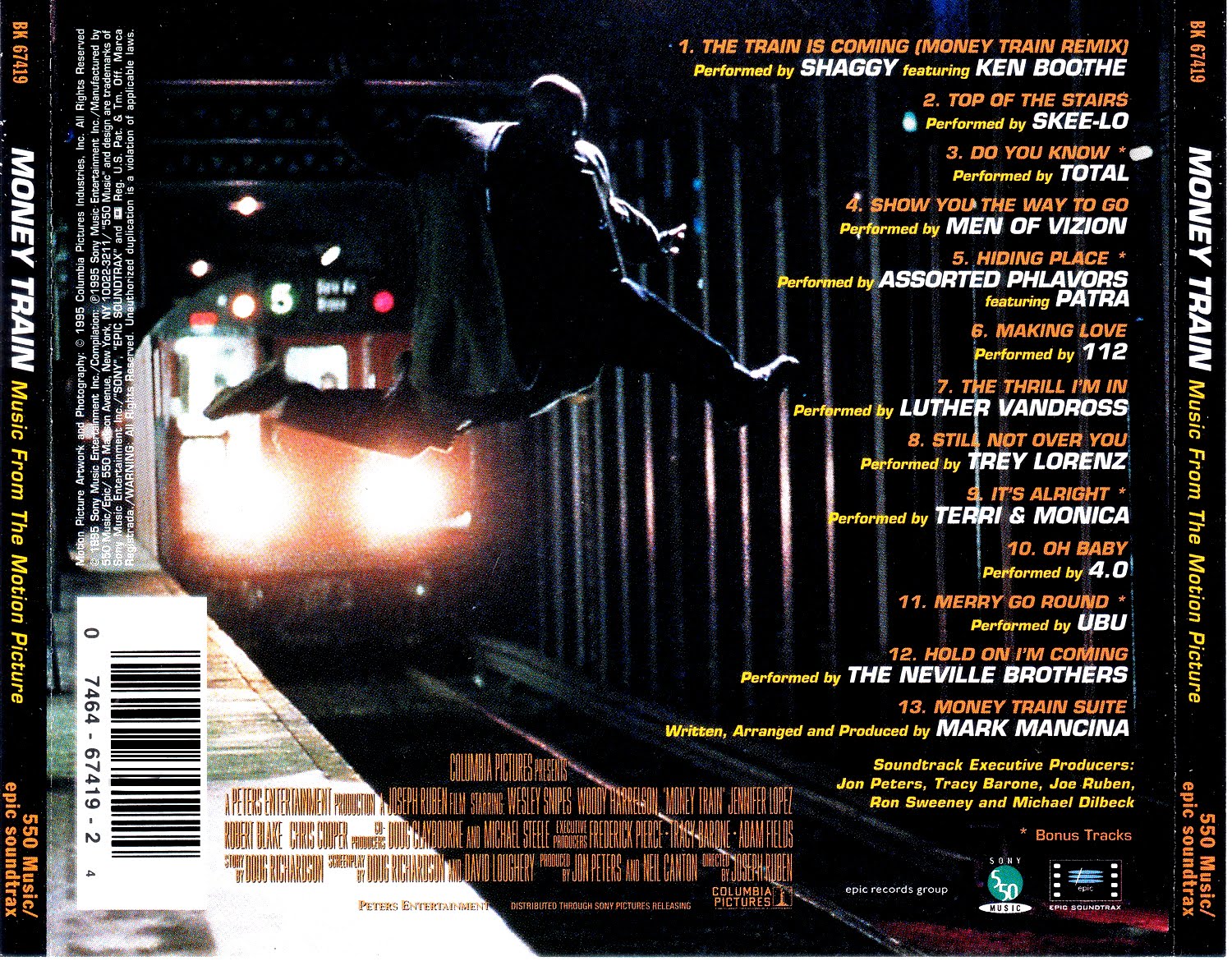 highest level of music: VA - Money Train: Music From The Motion Picture ...