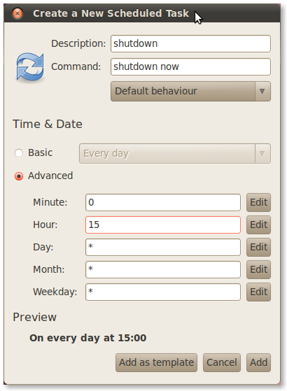 WeB LoG'S JuUiER: Schedule task in Ubuntu