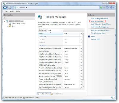 WeB LoG'S JuUiER: Install IIS7 and Config PHP on Vista SP1