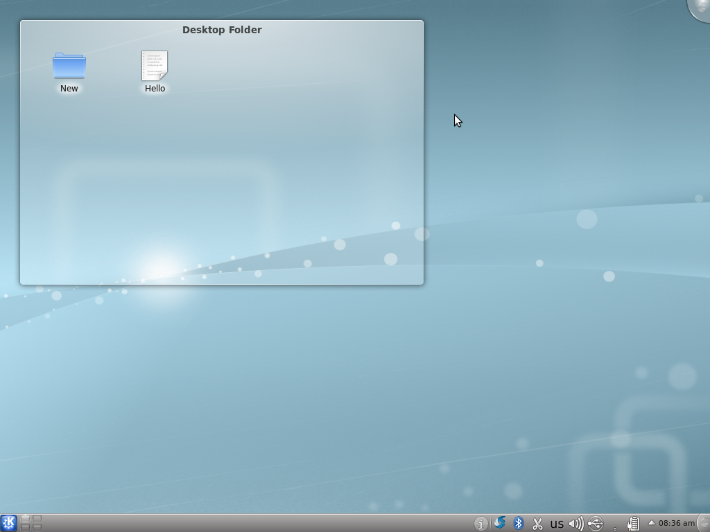 WeB LoG'S JuUiER: ตั้งค่า KDE แสดง Icon บน Desktop แบบ Gnome